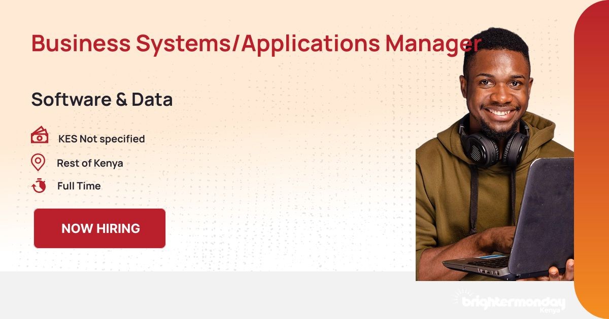 Business Systems/Applications Manager at South Nyanza Sugar Company ...