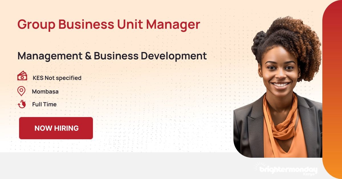 Group Business Unit Manager at Madison Insurance - Mombasa Branch ...