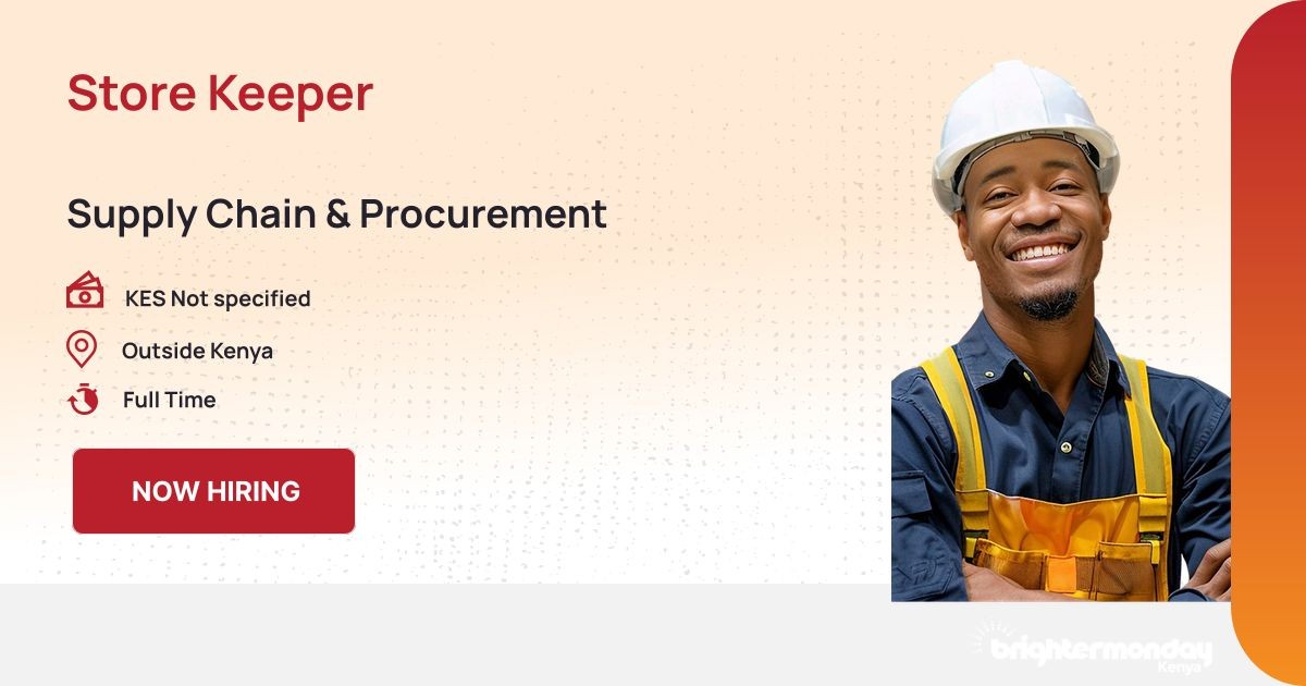 Store Keeper at ALTA Computec PLC | BrighterMonday