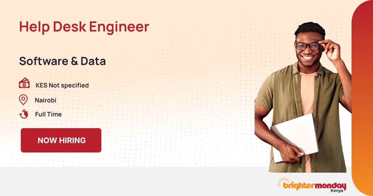 Help Desk Engineer at Alternate Doors Consulting | BrighterMonday