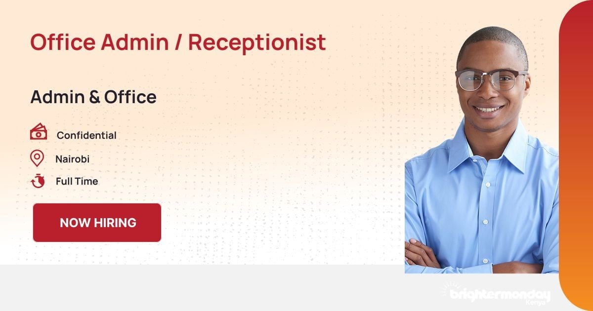 OFFICE ADMIN / RECEPTIONIST at Brites Management Services Limited ...