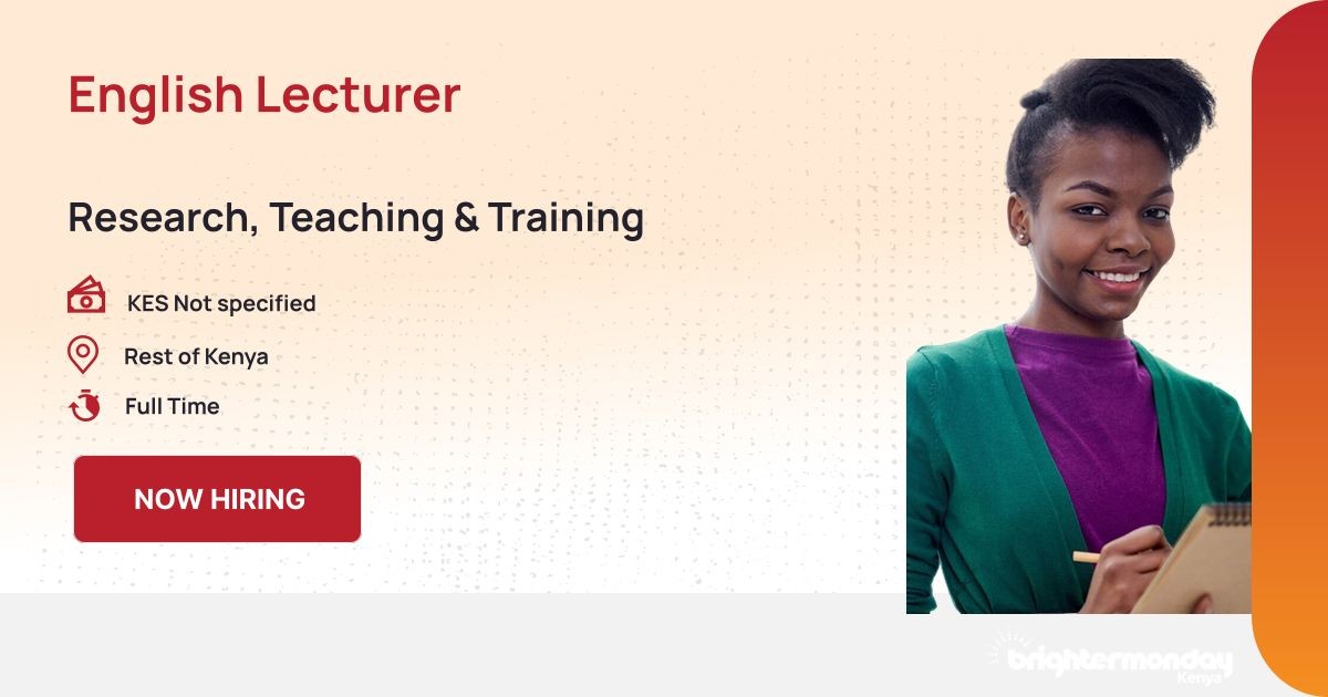 English Lecturer at Embu College | BrighterMonday