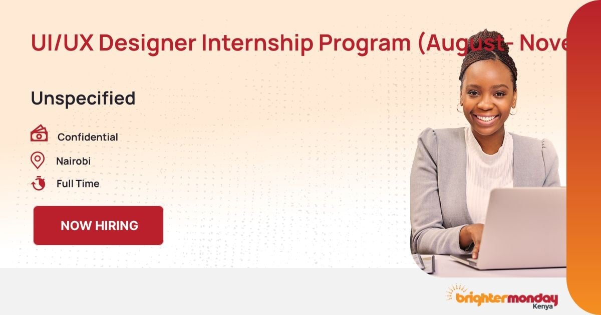 UI/UX Designer Internship Program (August- November 2025) at Solutech ...