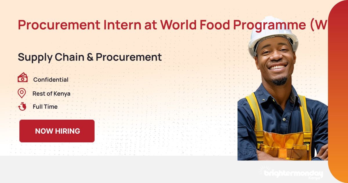 Procurement Intern at World Food Programme (WFP) at JobWebKenya ...