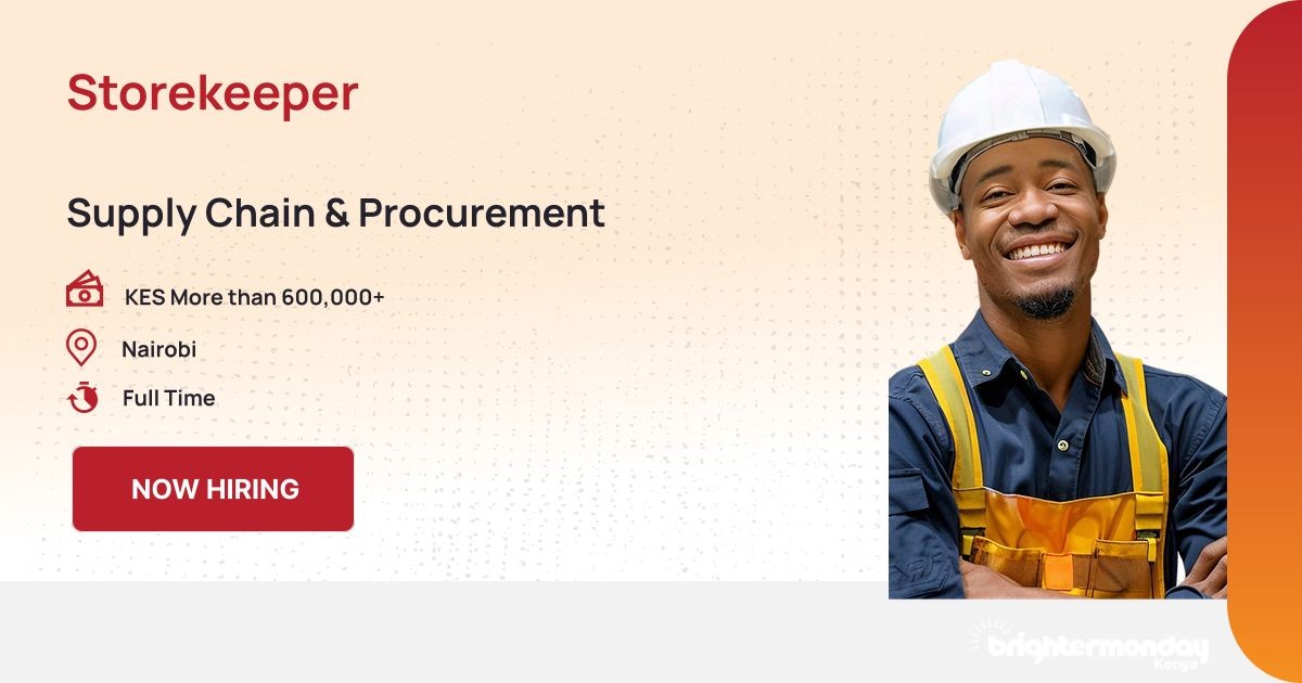 Storekeeper at Burhani Engineers Ltd | BrighterMonday