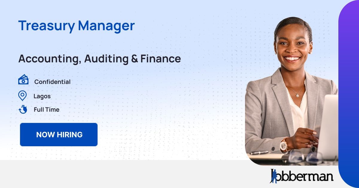 Treasury Manager at Yousend | Jobberman