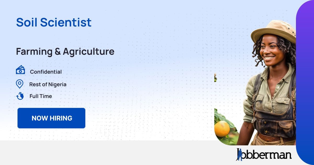 Soil Scientist at Manpower Nigeria | Jobberman