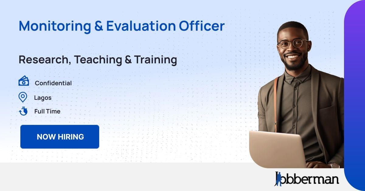 Monitoring & Evaluation Officer at eRecruiter Nigeria | Jobberman