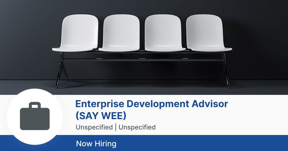 Enterprise Development Advisor (SAY WEE) at TechnoServe | Jobberman
