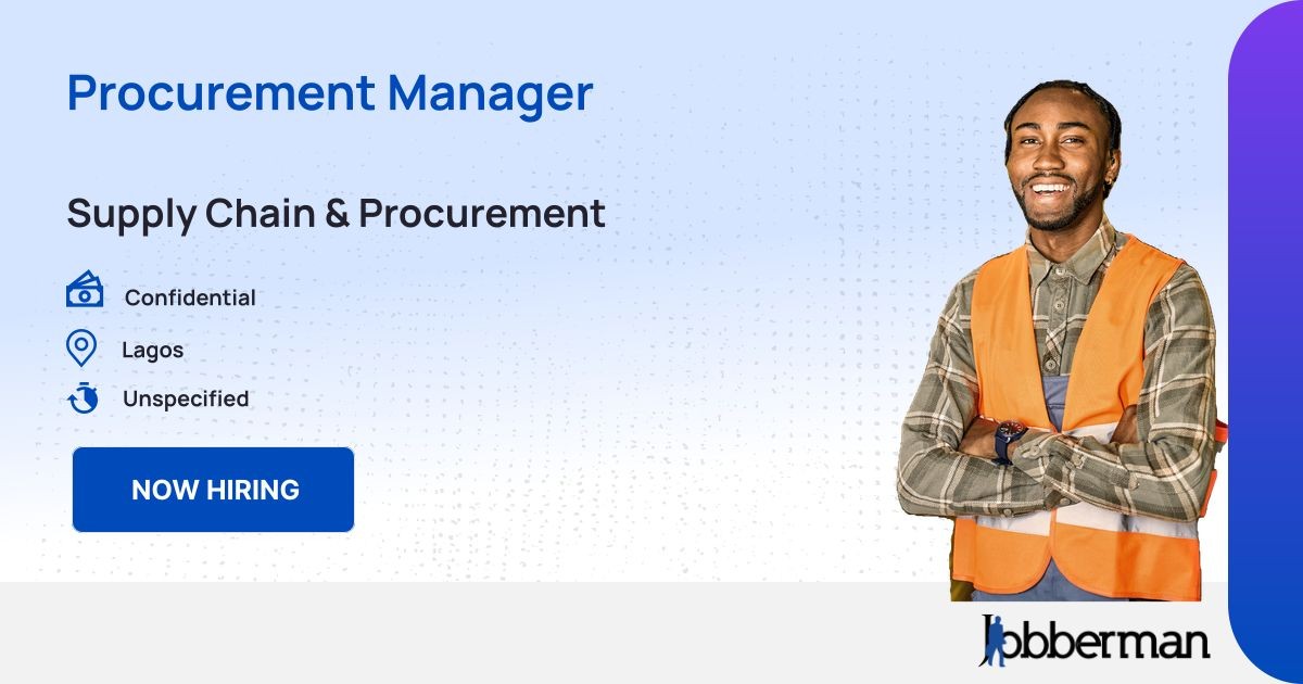 Procurement Manager at The Workplace Centre Limited | Jobberman
