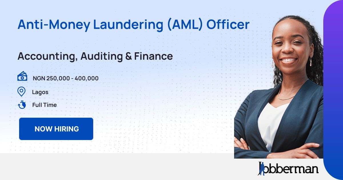 Anti-Money Laundering (AML) Officer at Ideation House Limited | Jobberman