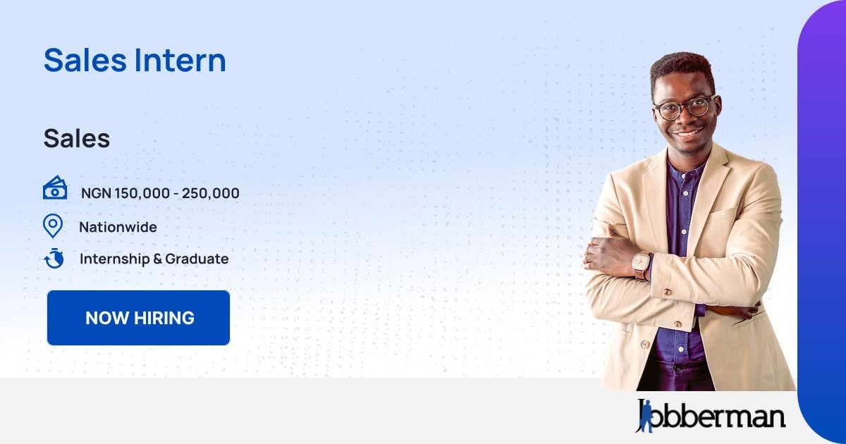 Sales Intern at Educate Online | Jobberman