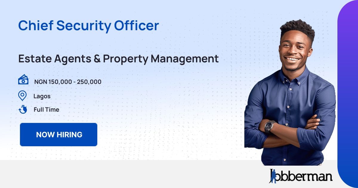 Chief Security Officer at Pruvia Integrated Limited | Jobberman