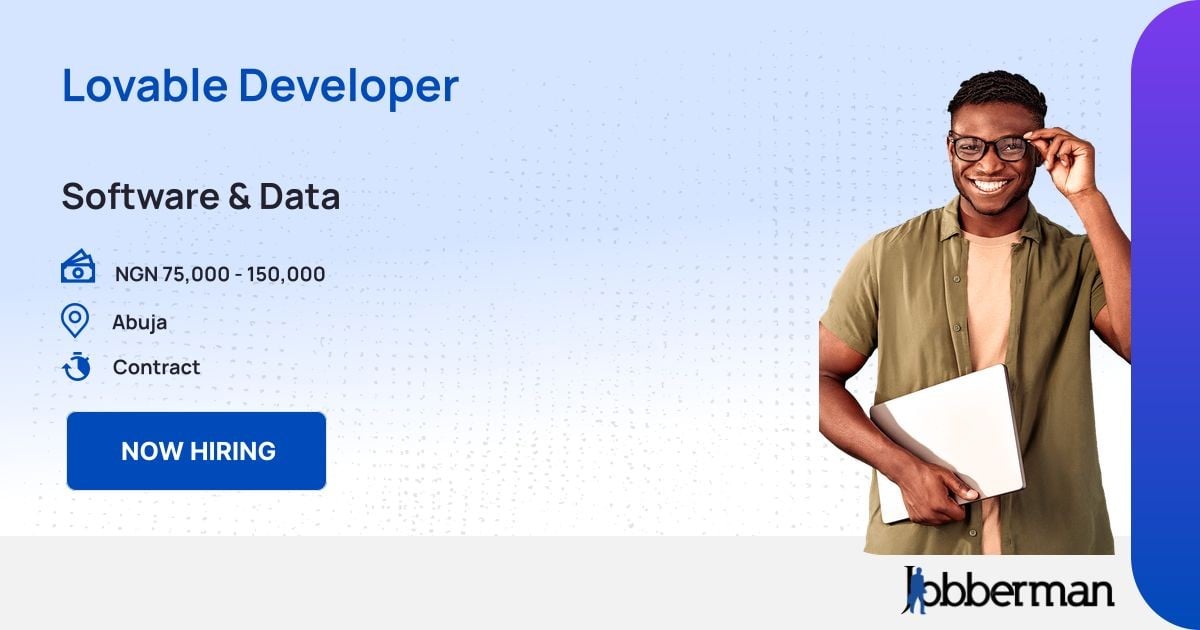 Lovable Developer at Esteem MFB | Jobberman