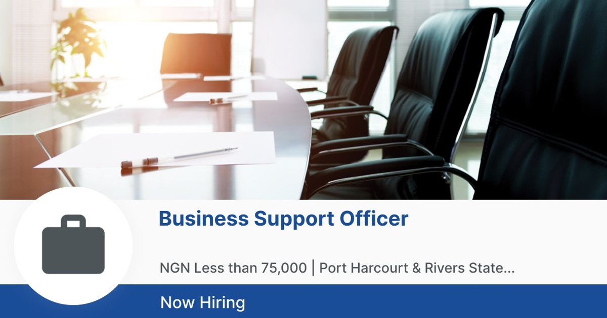 Business Support Officer at Newtrend Global-Tech Limited | Jobberman