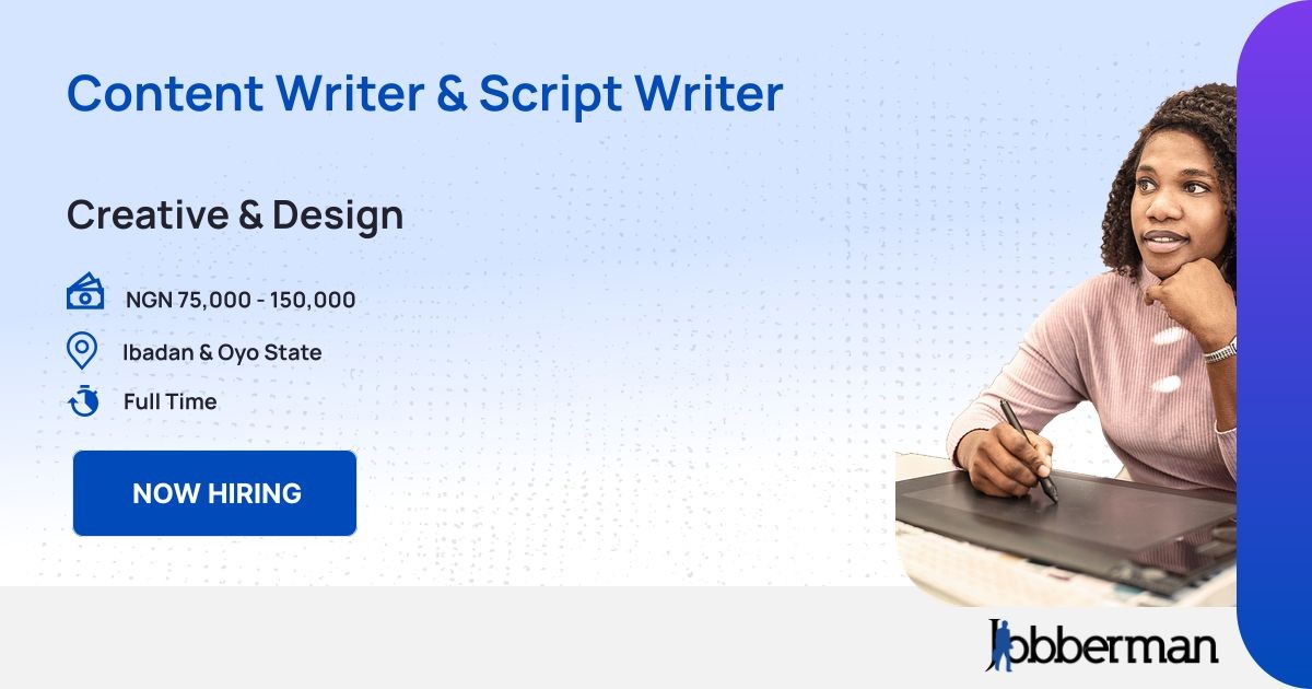 Content Writer & Script Writer at Authority Wit | Jobberman