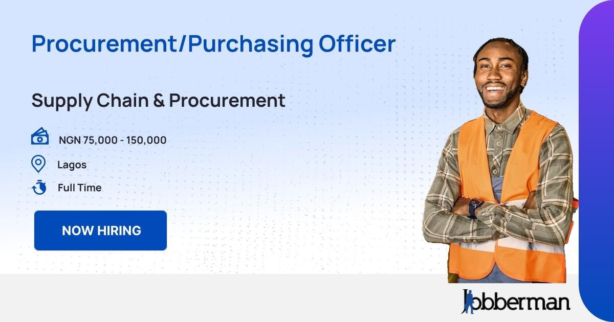 Procurement/Purchasing Officer at Personnel Consult Solution | Jobberman