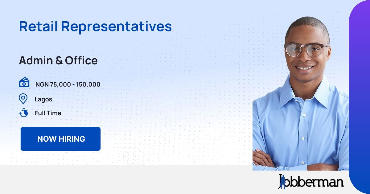 Retail Representatives at Denet Global Ventures | Jobberman