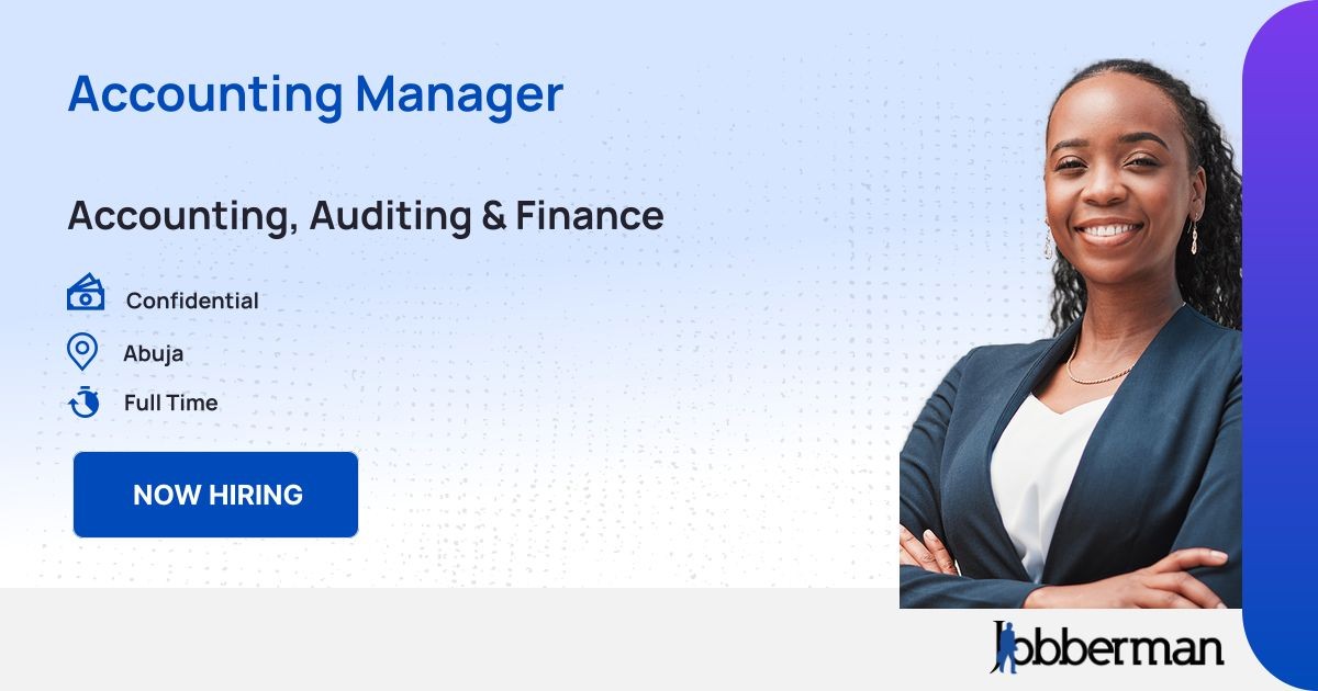 Accounting Manager at Moniepoint, BRM | Jobberman