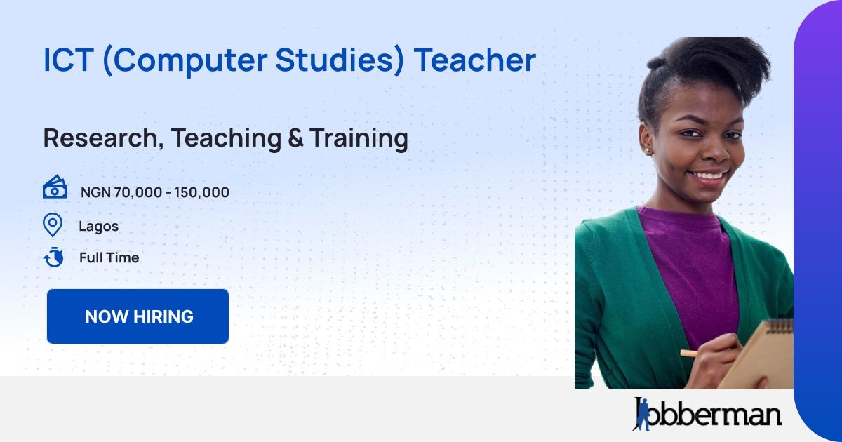 ICT (Computer Studies) Teacher at Elevation Professionals | Jobberman