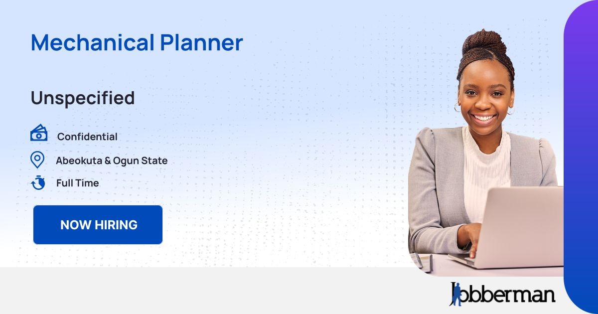 Mechanical Planner at Lafarge Africa Plc | Jobberman