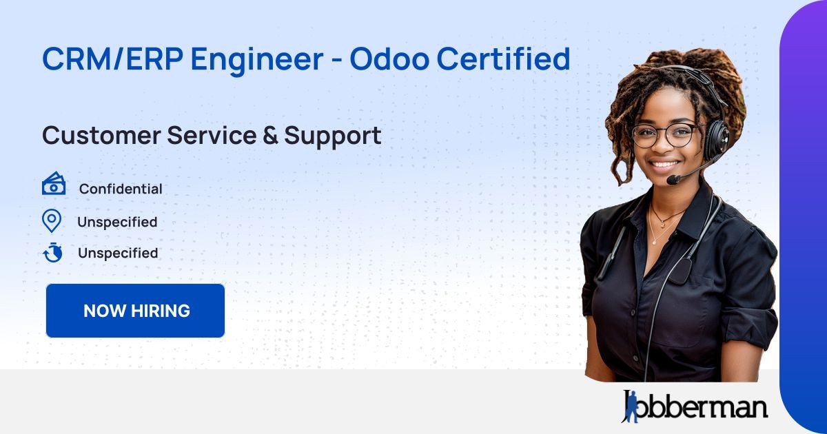 CRM/ERP Engineer - Odoo Certified at ICIT Solutions Nigeria | Jobberman