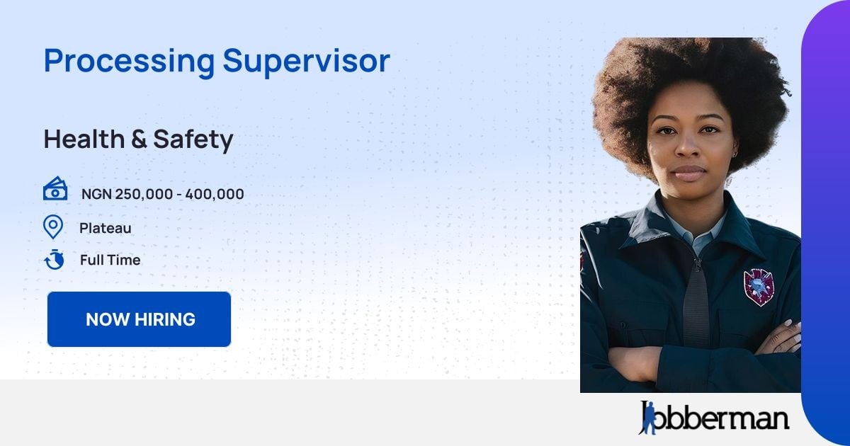 Processing Supervisor at Integrated Dairies Limited | Jobberman