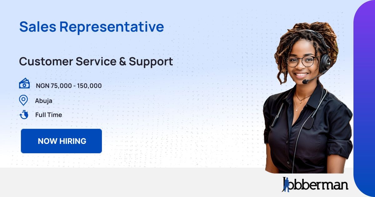 Sales Representative at Leads Innovative Online Store | Jobberman