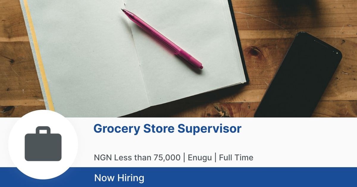 Grocery Store Supervisor at FINE BROTHERS LTD | Jobberman