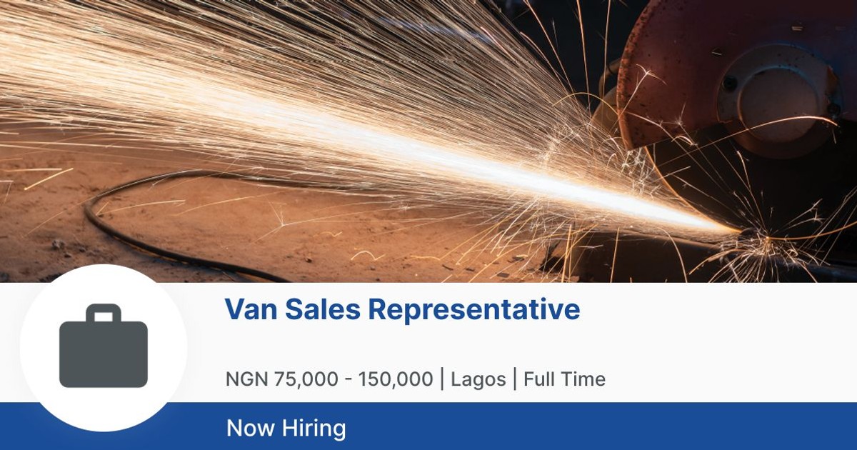 Van Sales Representative at FMR AGENCY | Jobberman