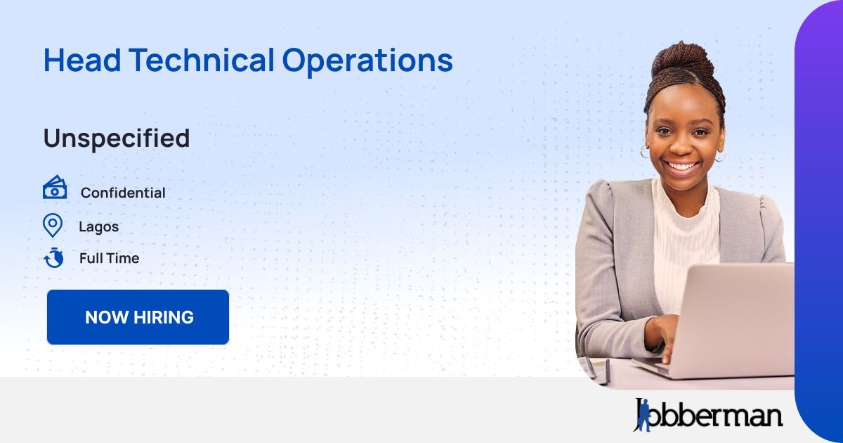 Head Technical Operations at Workforce Group | Jobberman