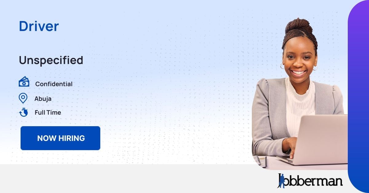 Driver at MINDSCOPE PREMIER CONSULTS | Jobberman