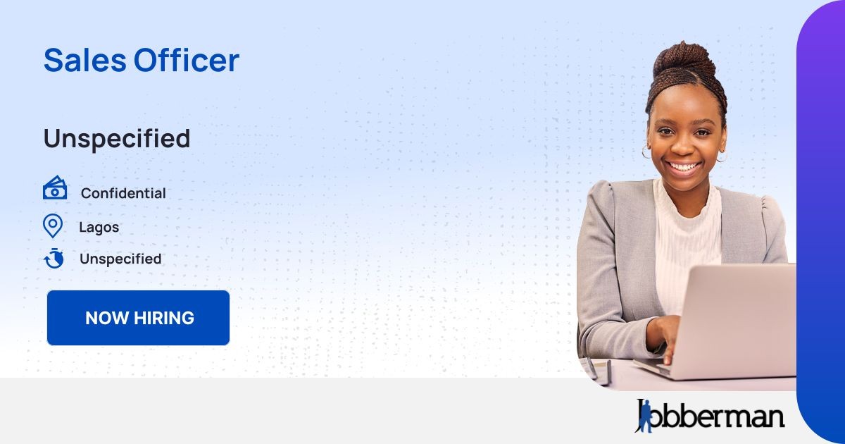 Sales Officer at Peridot Forte Solutions Consulting | Jobberman