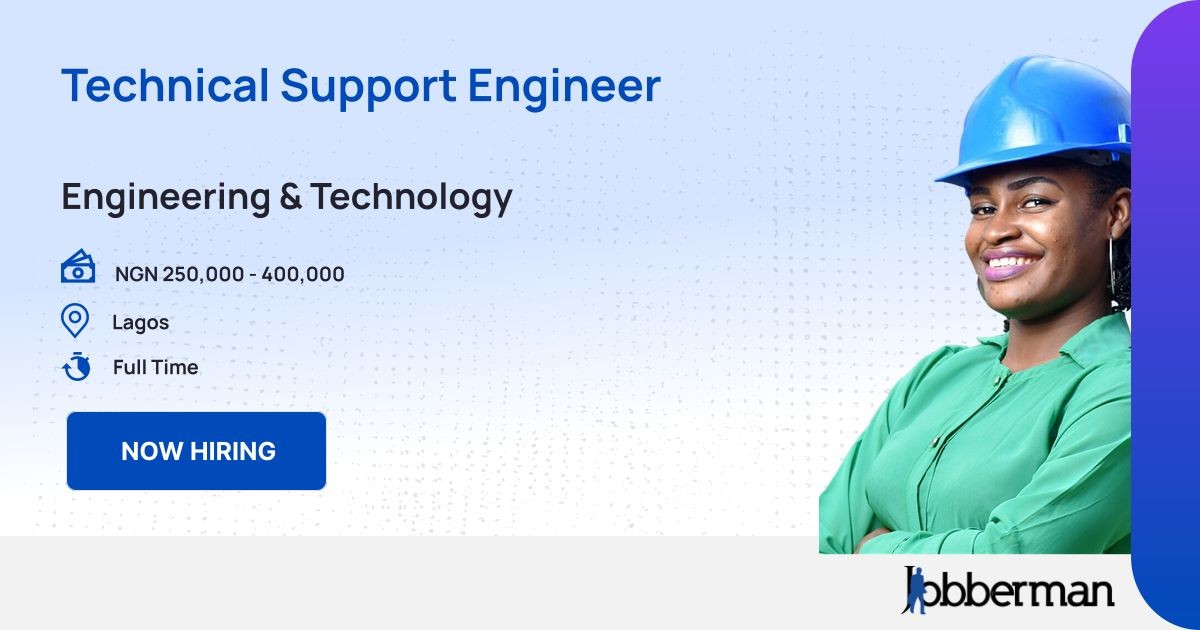 Technical Support Engineer at Work Evolve Limited | Jobberman