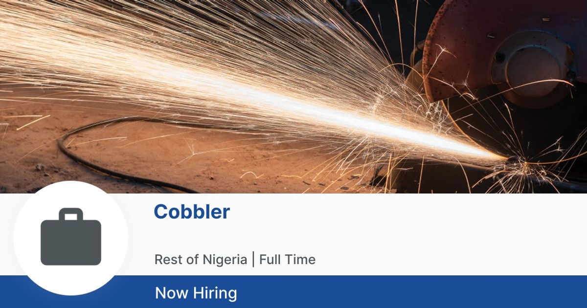 Cobbler at Manpower Nigeria | Jobberman