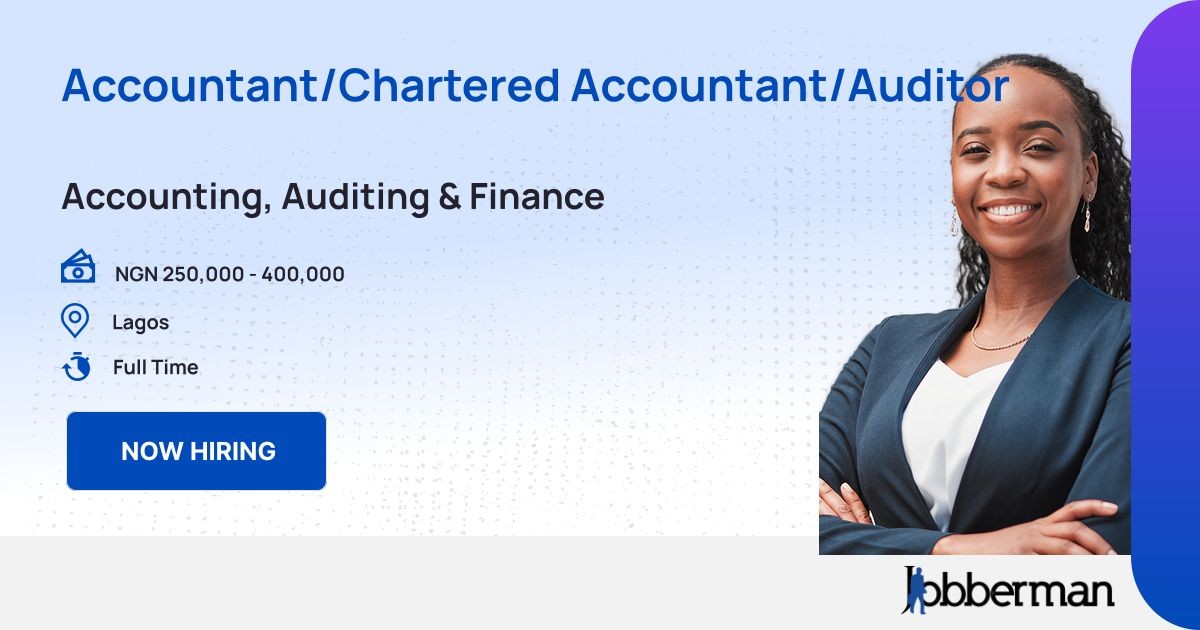 ACCOUNTANT/CHARTERED ACCOUNTANT/AUDITOR at Geomel Consults Limited ...