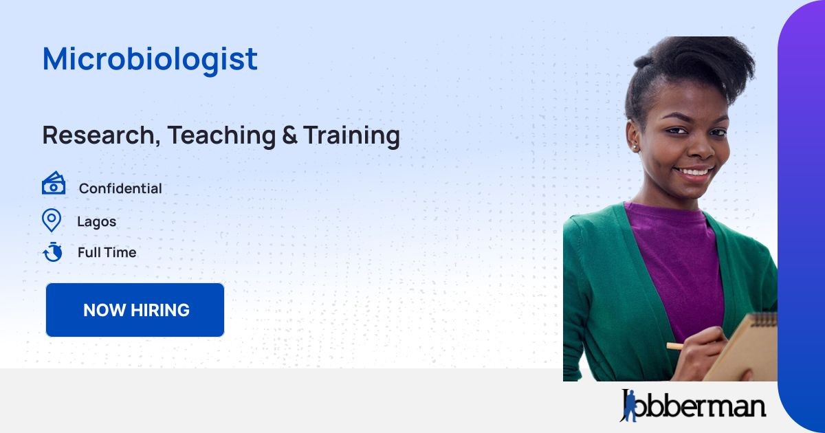 Microbiologist at Free Jobs Finder | Jobberman
