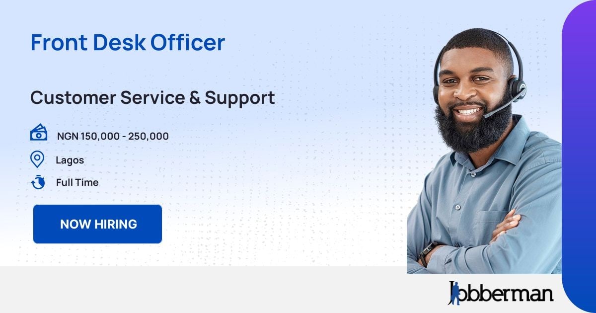 Front Desk Officer at Syncpath Consulting Ltd | Jobberman