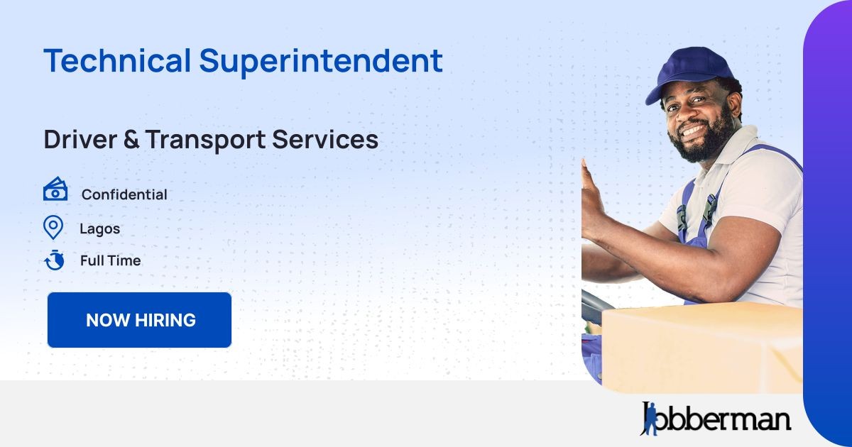 Technical Superintendent at DP World Australia | Jobberman