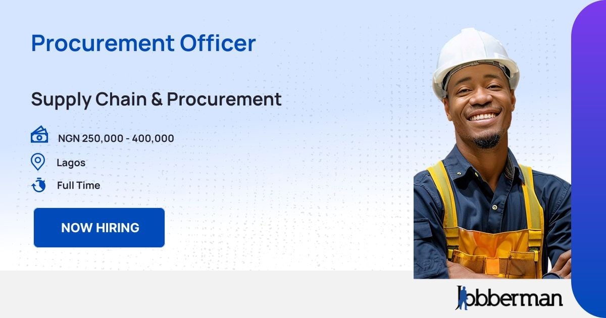 Procurement Officer at Calibration and Non-Destructive Service Limited ...