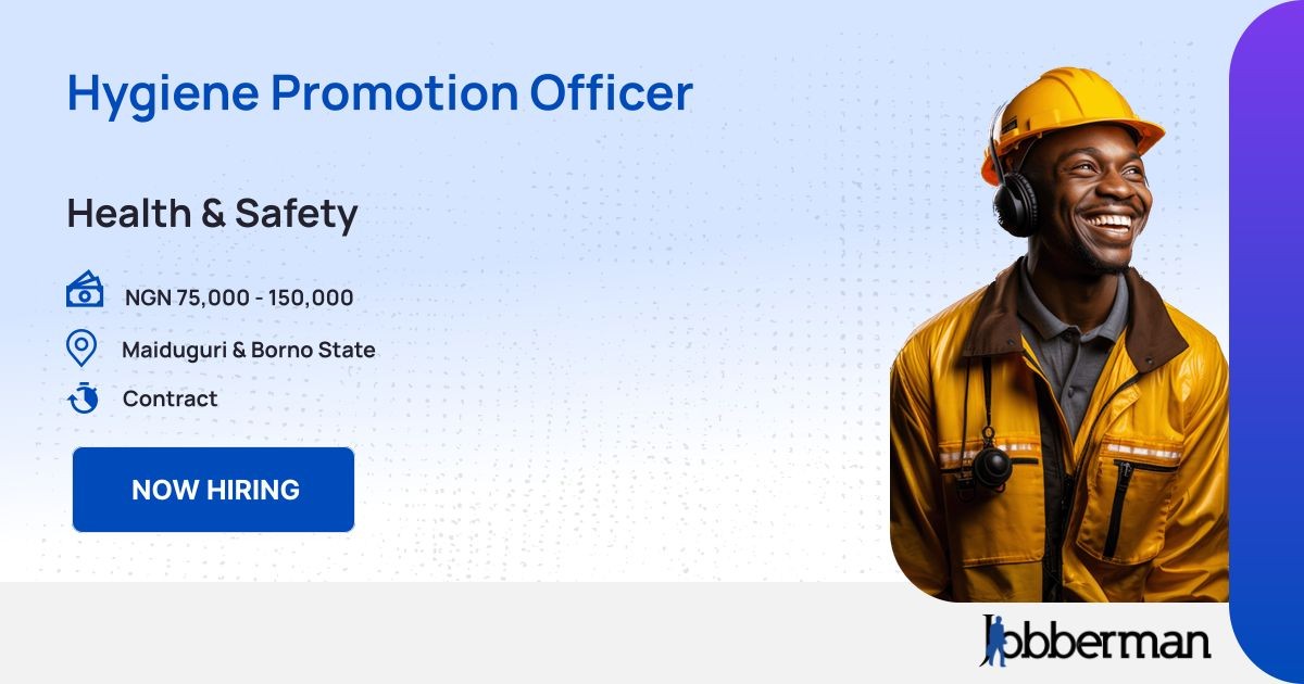 Hygiene Promotion Officer at Youth Integrated for Positive Development ...