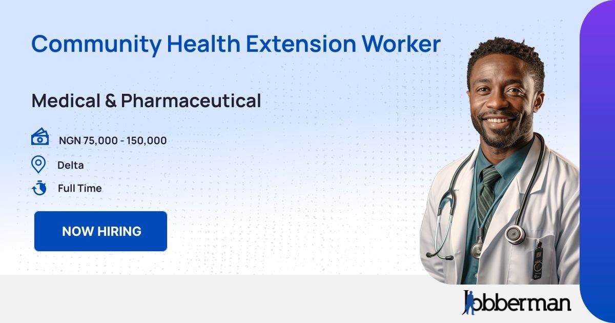 Community Health Extension Worker at DR. Amadasun Hopsital Limited ...
