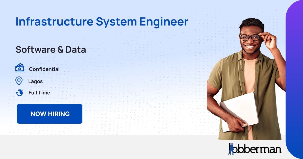 Infrastructure System Engineer at Cyberoutcome Consulting | Jobberman