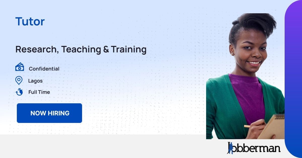 Tutor at NODA EDUCATIONAL SERVICES LIMITED | Jobberman