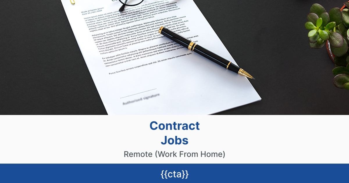 Remote Contract Jobs | Jobberman