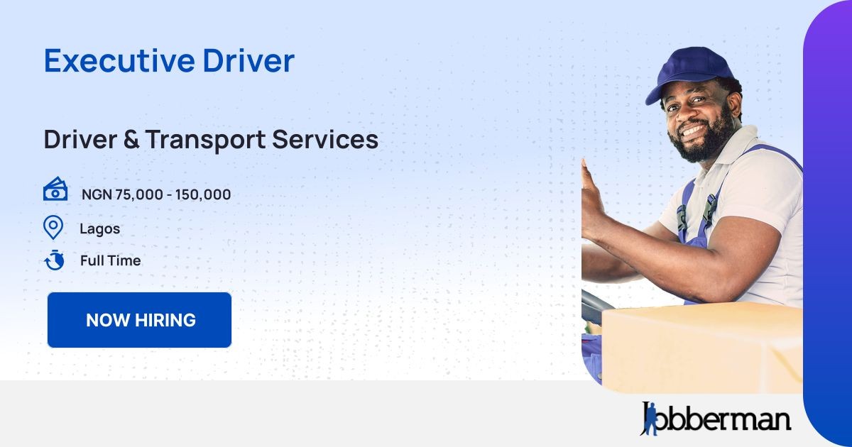 Executive Driver at Pruvia Integrated Limited | Jobberman