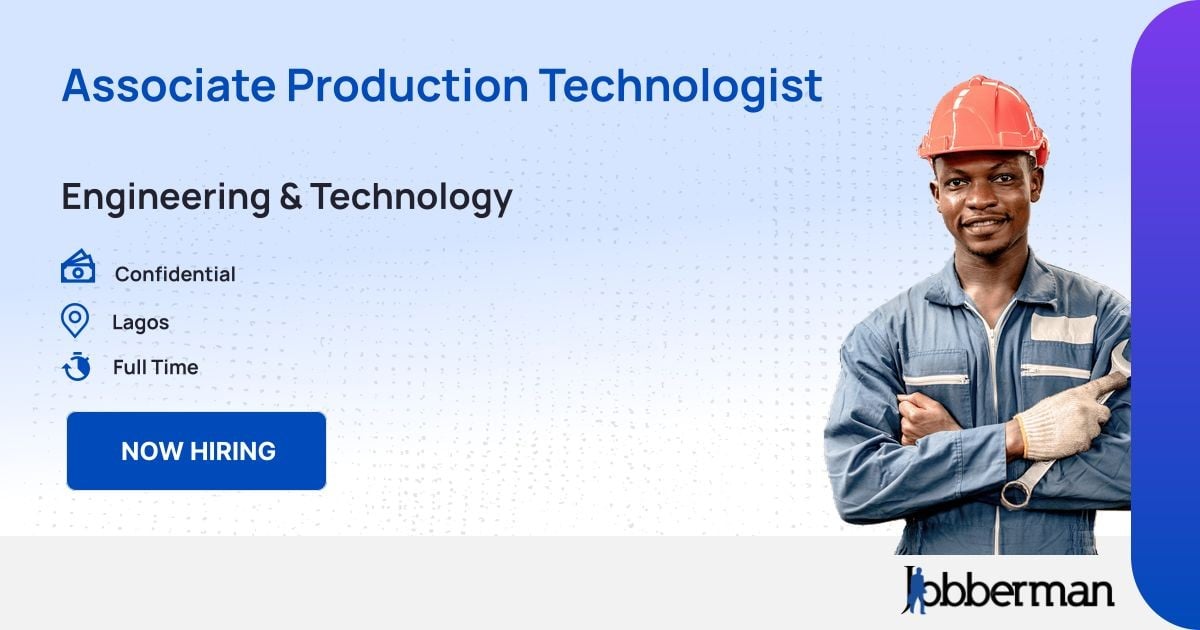 Associate Production Technologist at AAO-Tsalach Ltd | Jobberman