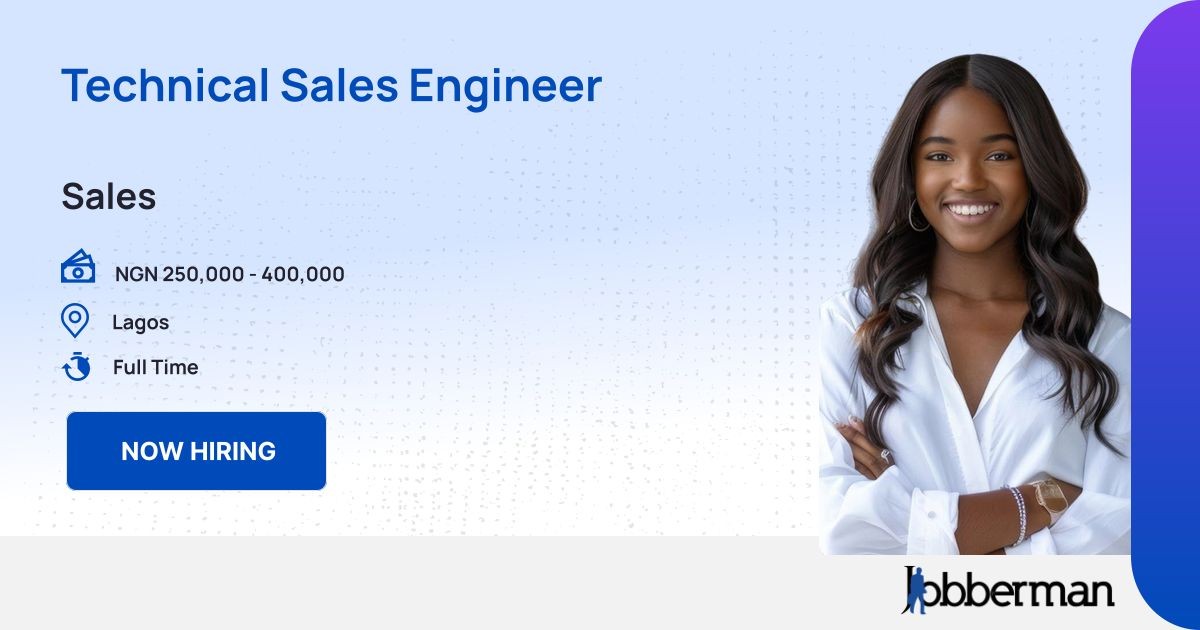 Technical Sales Engineer at HRLeverage Africa Consulting Limited ...