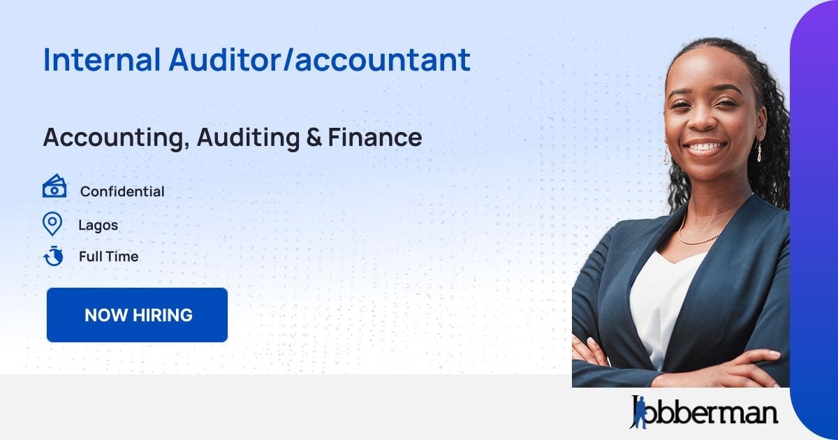 Internal Auditor/accountant at JOCAM NIGERIA LIMITED | Jobberman