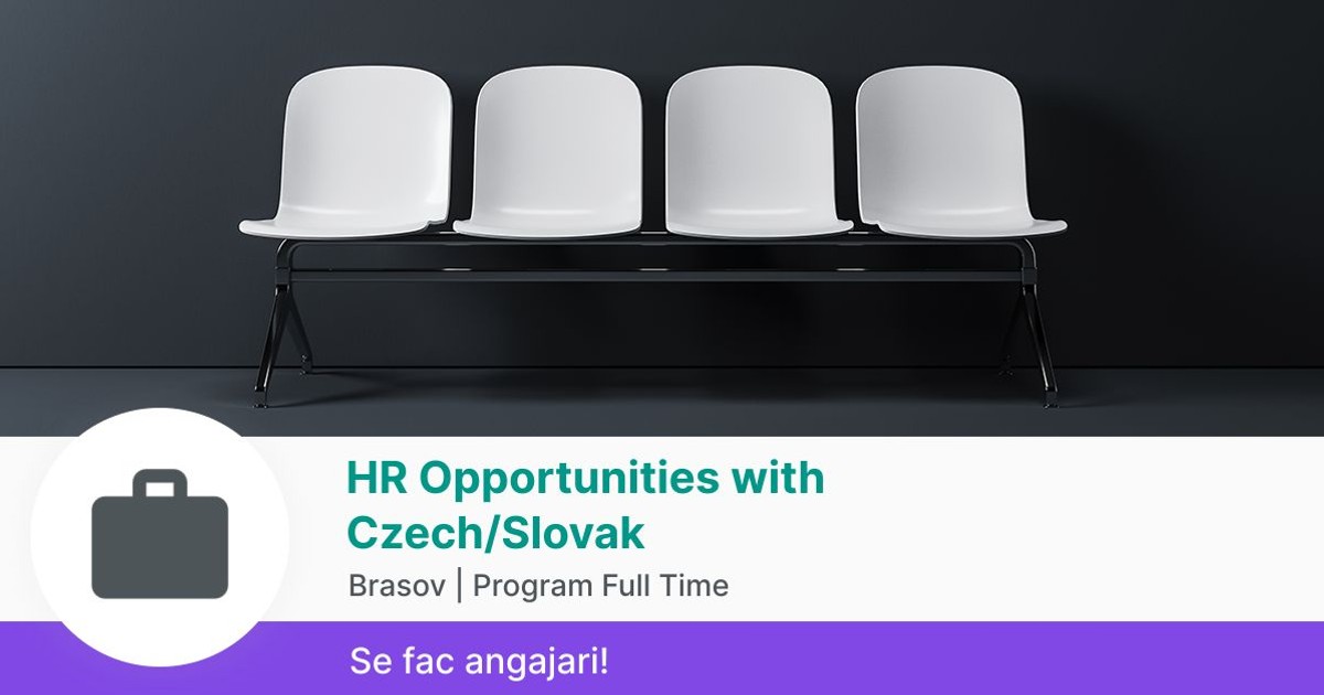 HR Opportunities with Czech/Slovak in Brasov la Accenture | Jobradar24